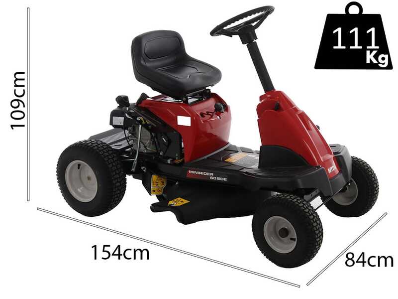 Trattorino rasaerba MTD Minirider 60 SDE in Offerta | AgriEuro