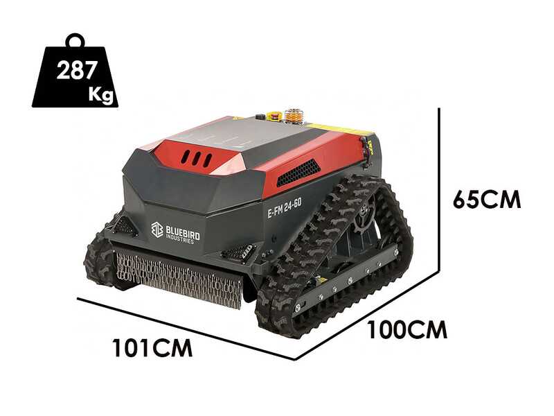 Blue Bird E-FM 24-60 - Trinciaerba radiocomandato in Offerta